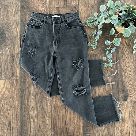 PacSun | Jeans | Pacsun Button Fly High Rise Straight Leg Jeans | Poshmark